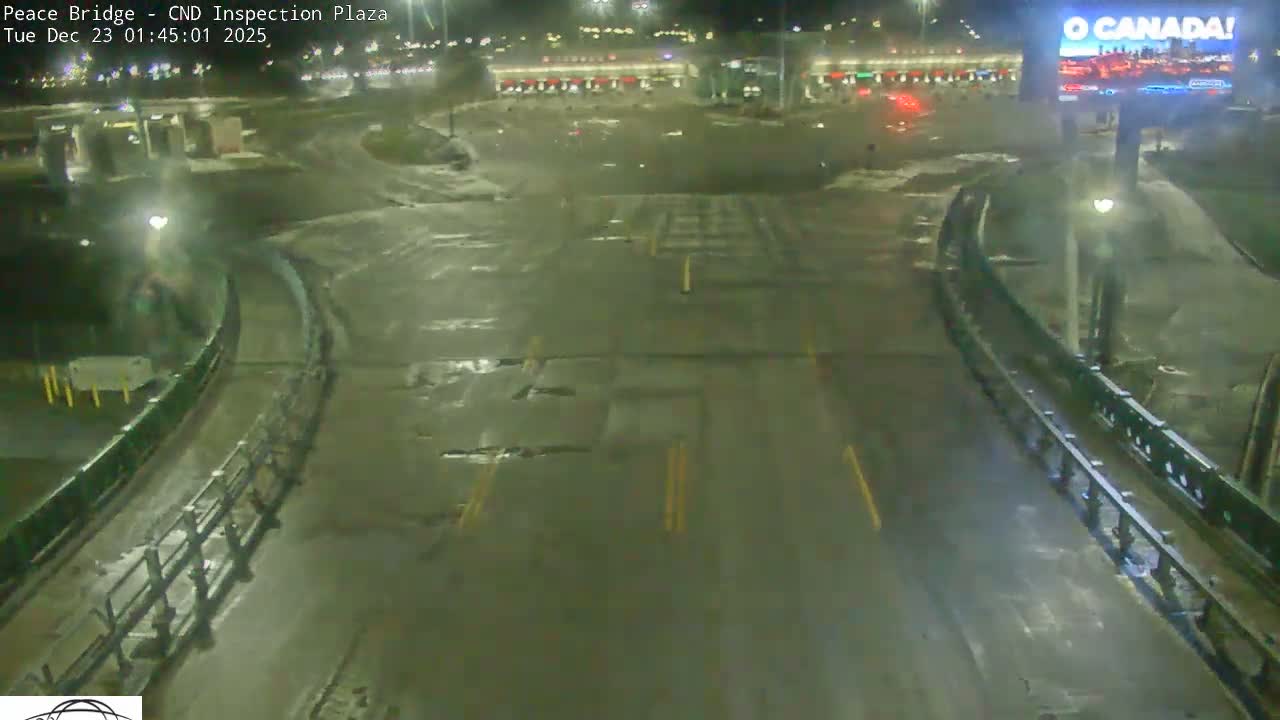 Fort Erie, Peace Bridge Canadian Inspection Plaza & Border Crossing ...