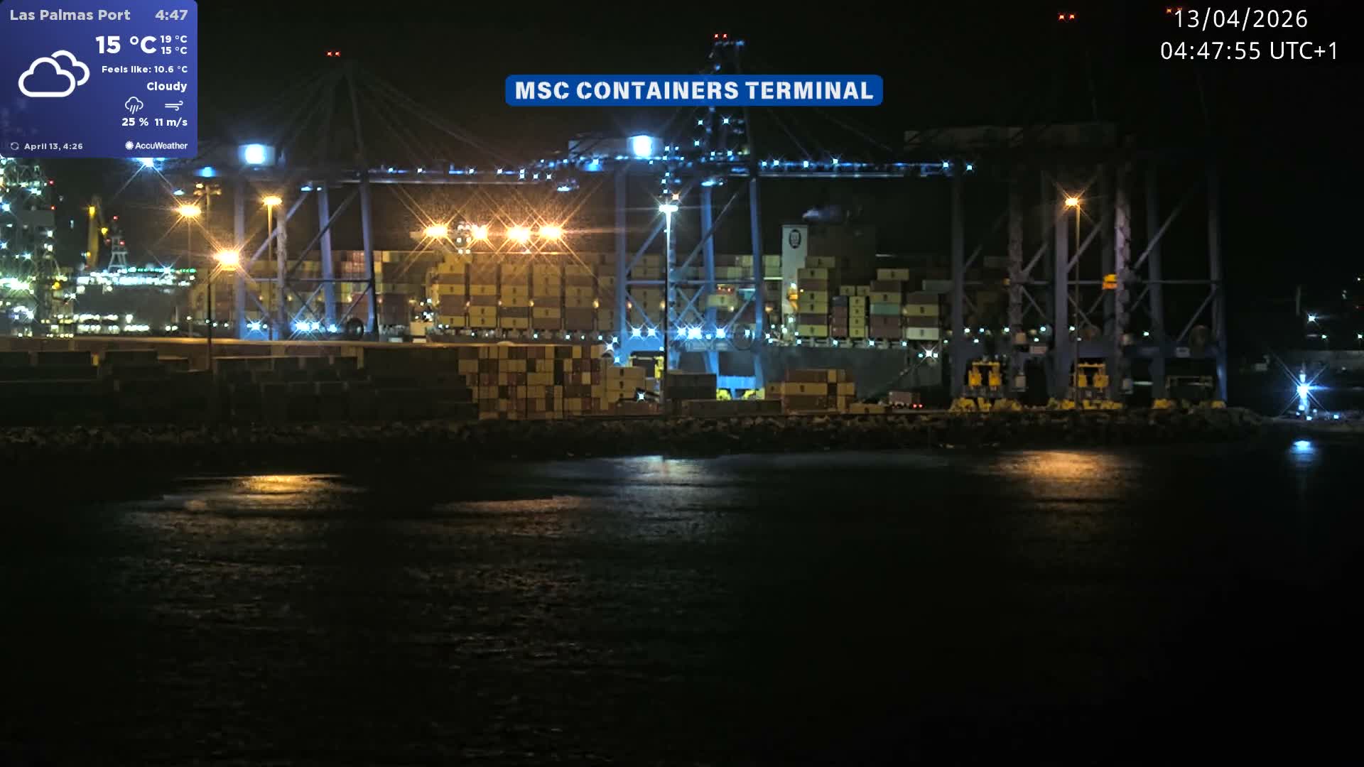 Las Palmas de Gran Canaria City & Port Live Cam - Las Palmas de Gran ...
