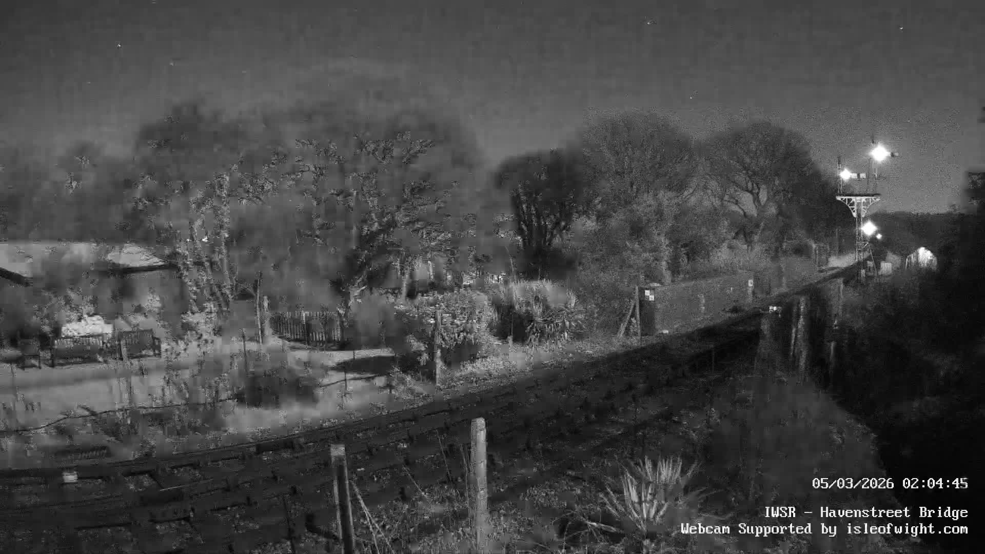 Isle of Wight Steam Railway, Havenstreet Railway Bridge Live Cam ...