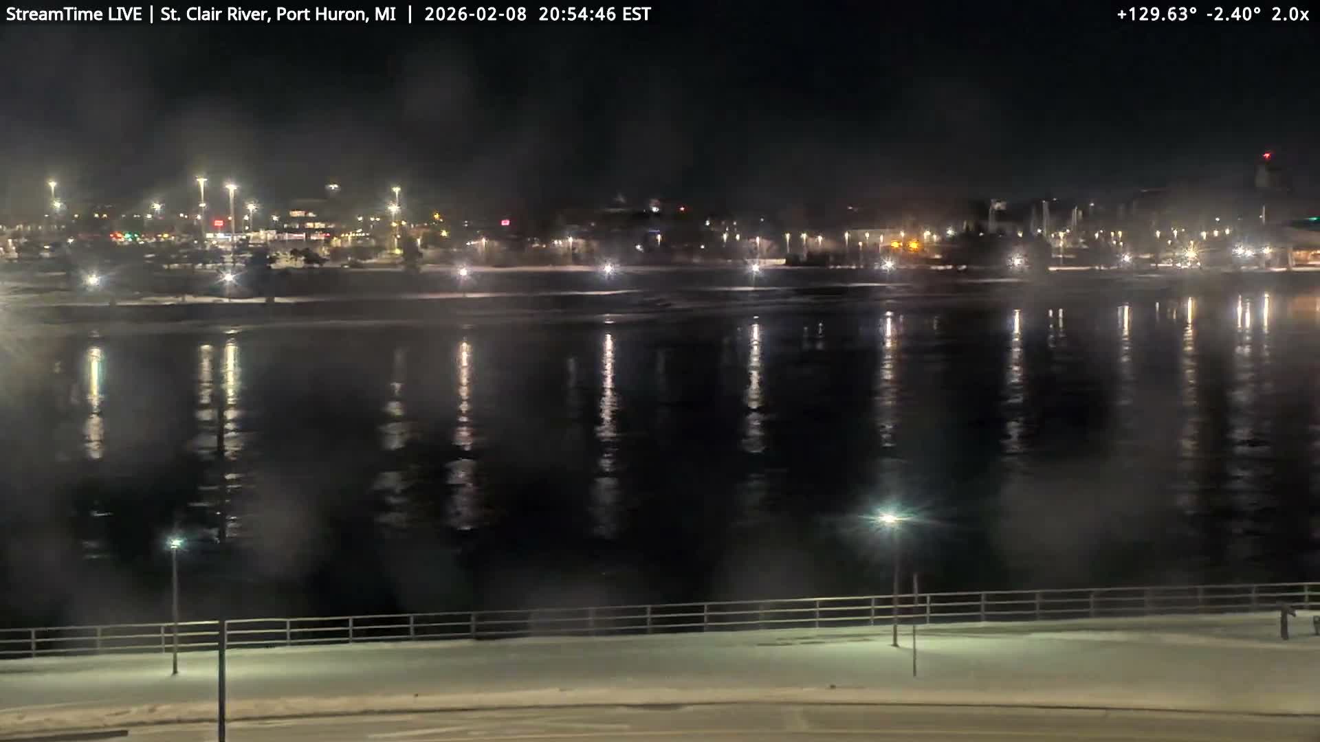 USA-Canada Border Blue Water Bridge, Port Huron USA & Sarnia / Point ...