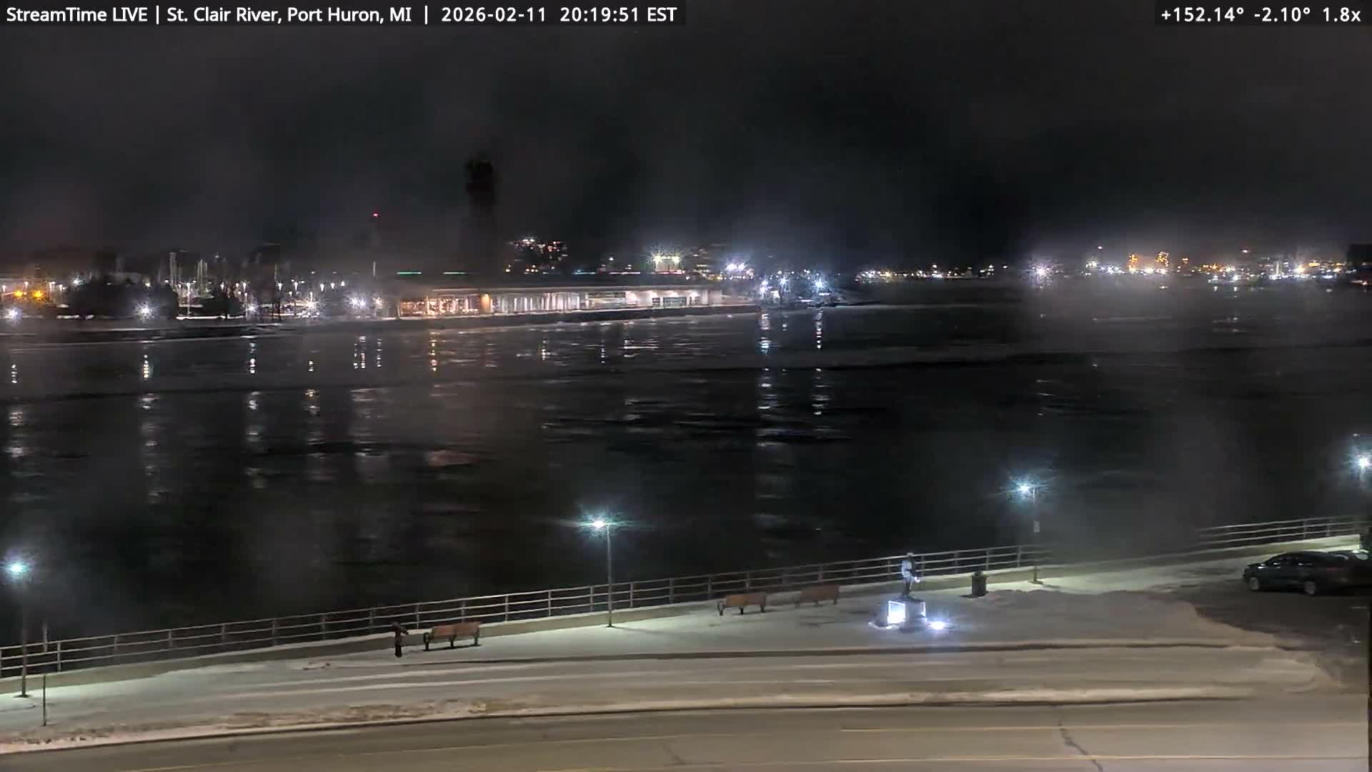 USA-Canada Border Blue Water Bridge, Port Huron USA & Sarnia / Point ...