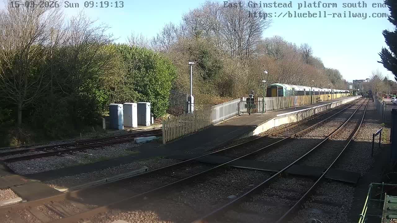 East Grinstead Station Bluebell Railway Platforms South End Live Cam ...