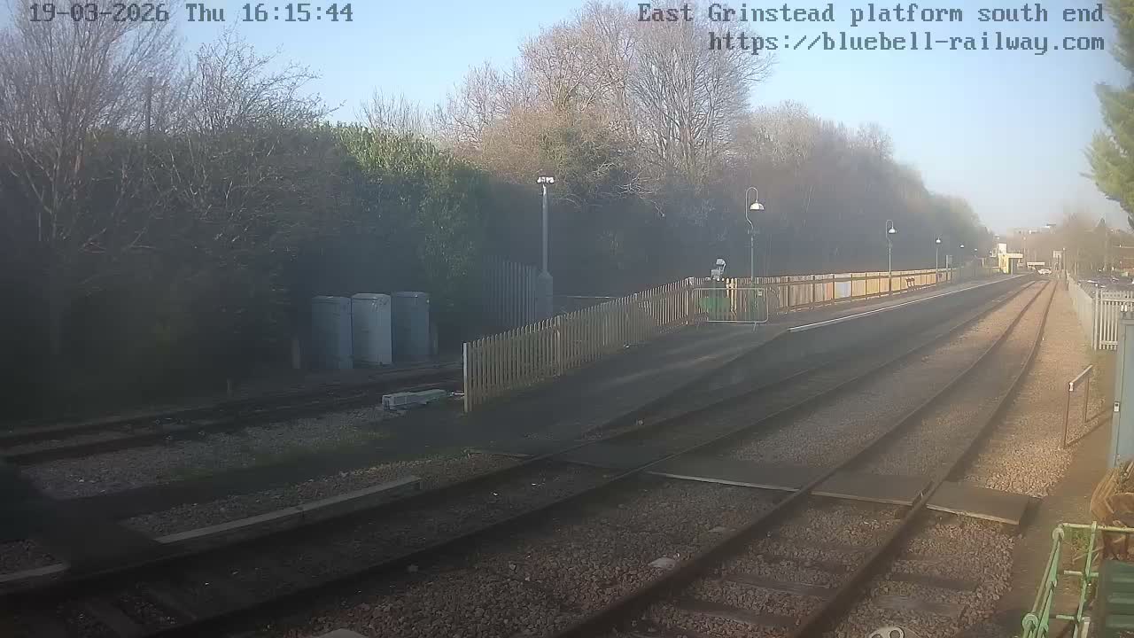 East Grinstead Station Bluebell Railway Platforms South End Live Cam ...