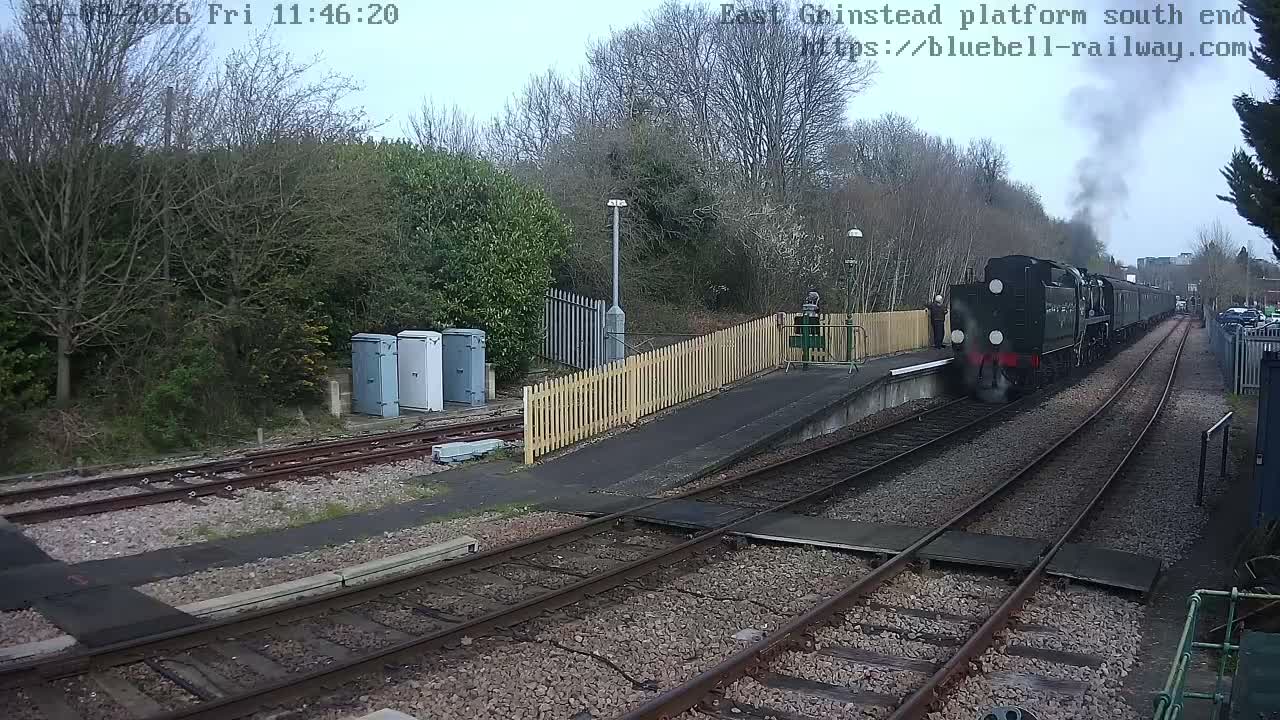 East Grinstead Station Bluebell Railway Platforms South End Live Cam ...