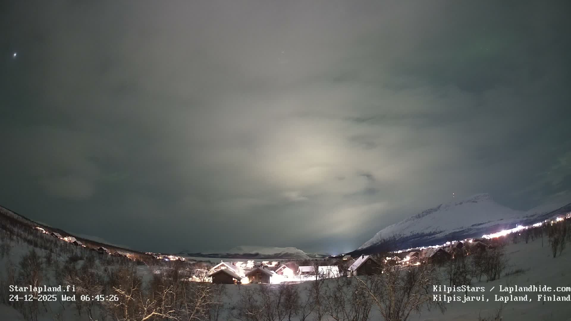 Kilpisjarvi Village , Northern Lights/Aurora Borealis Live Cam ...