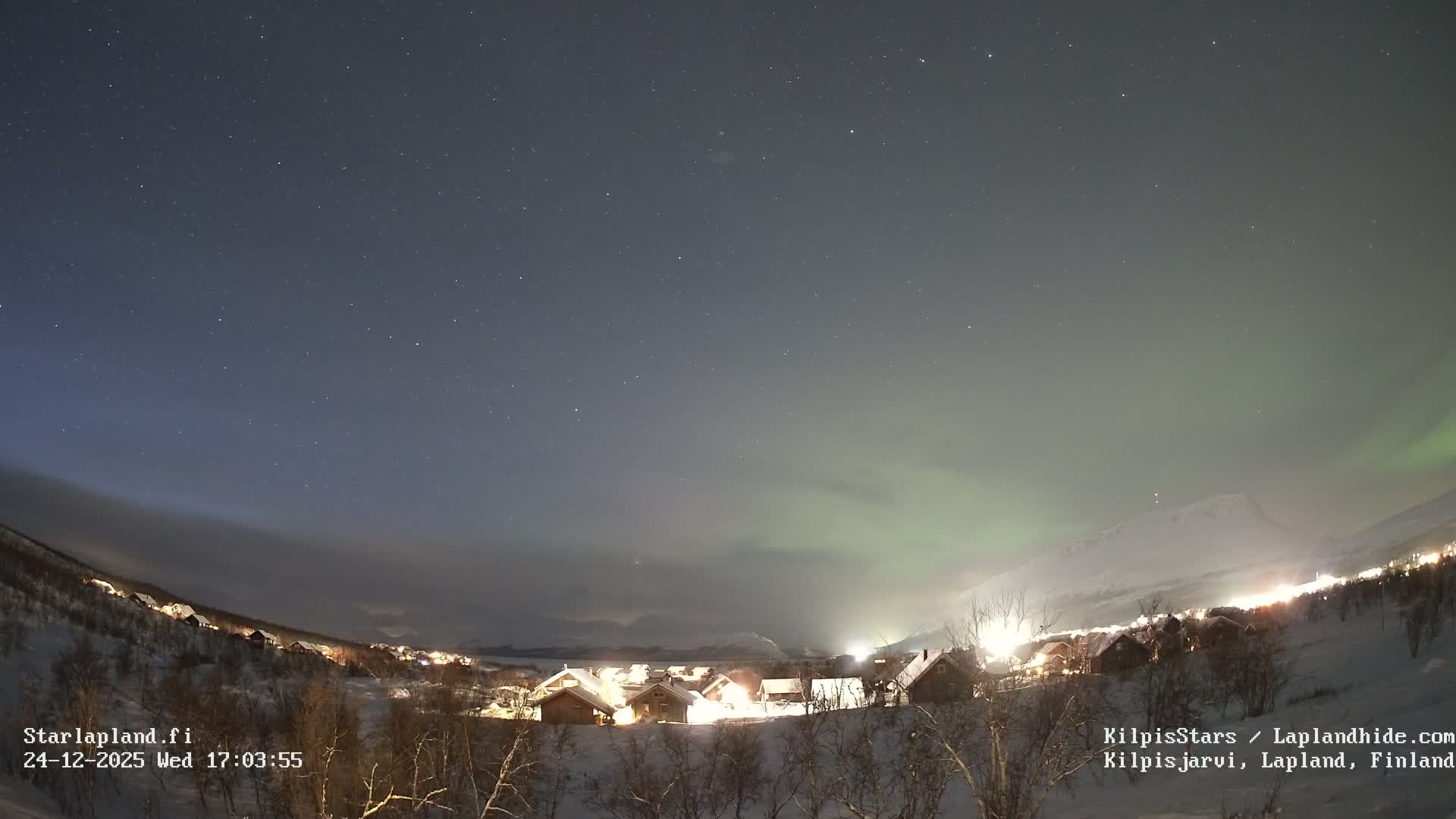 Kilpisjarvi Village , Northern Lights/Aurora Borealis Live Cam ...