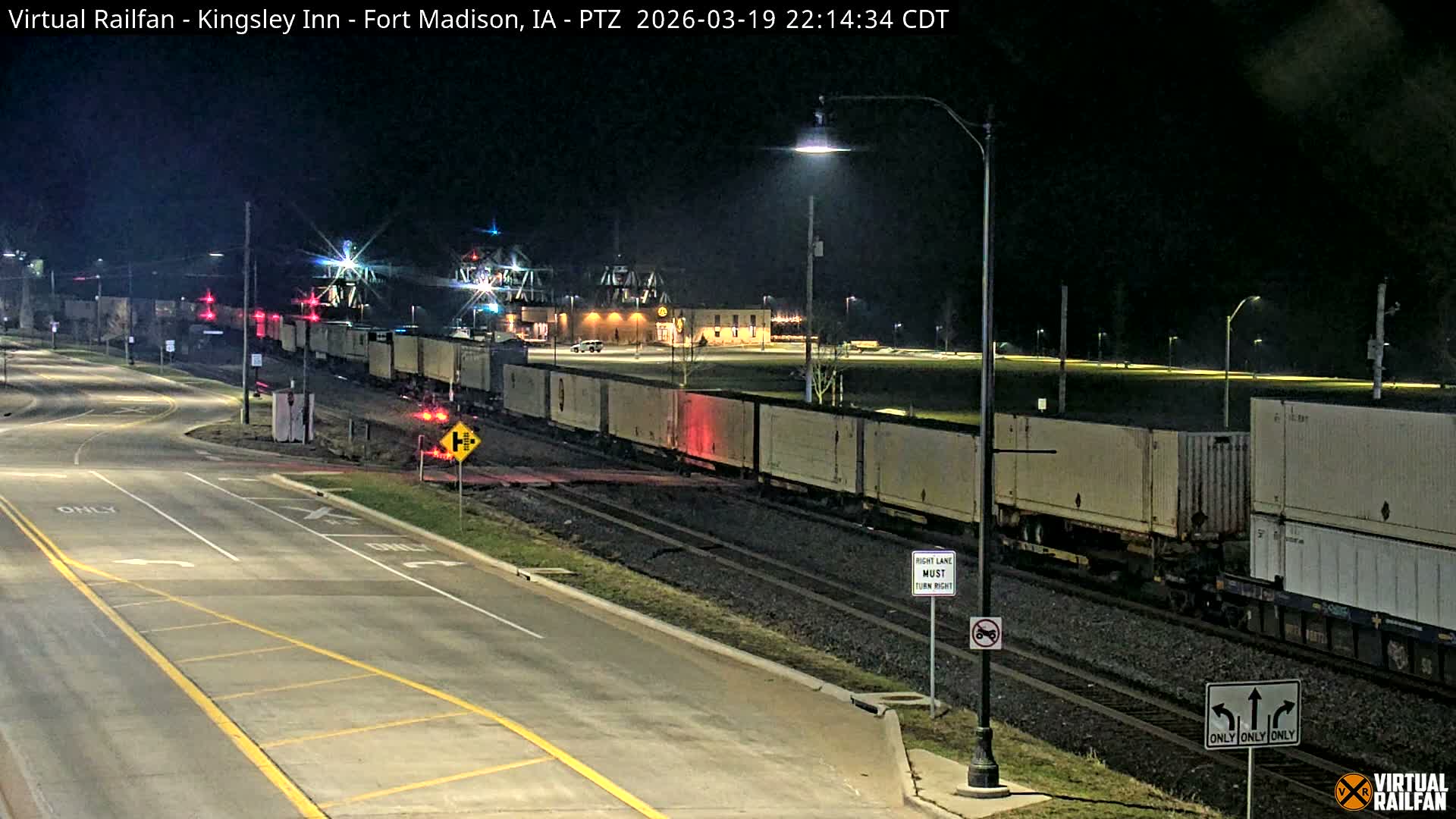 Fort Madison Bridge & Mississippi River & Fort Madison Train Amtrak ...