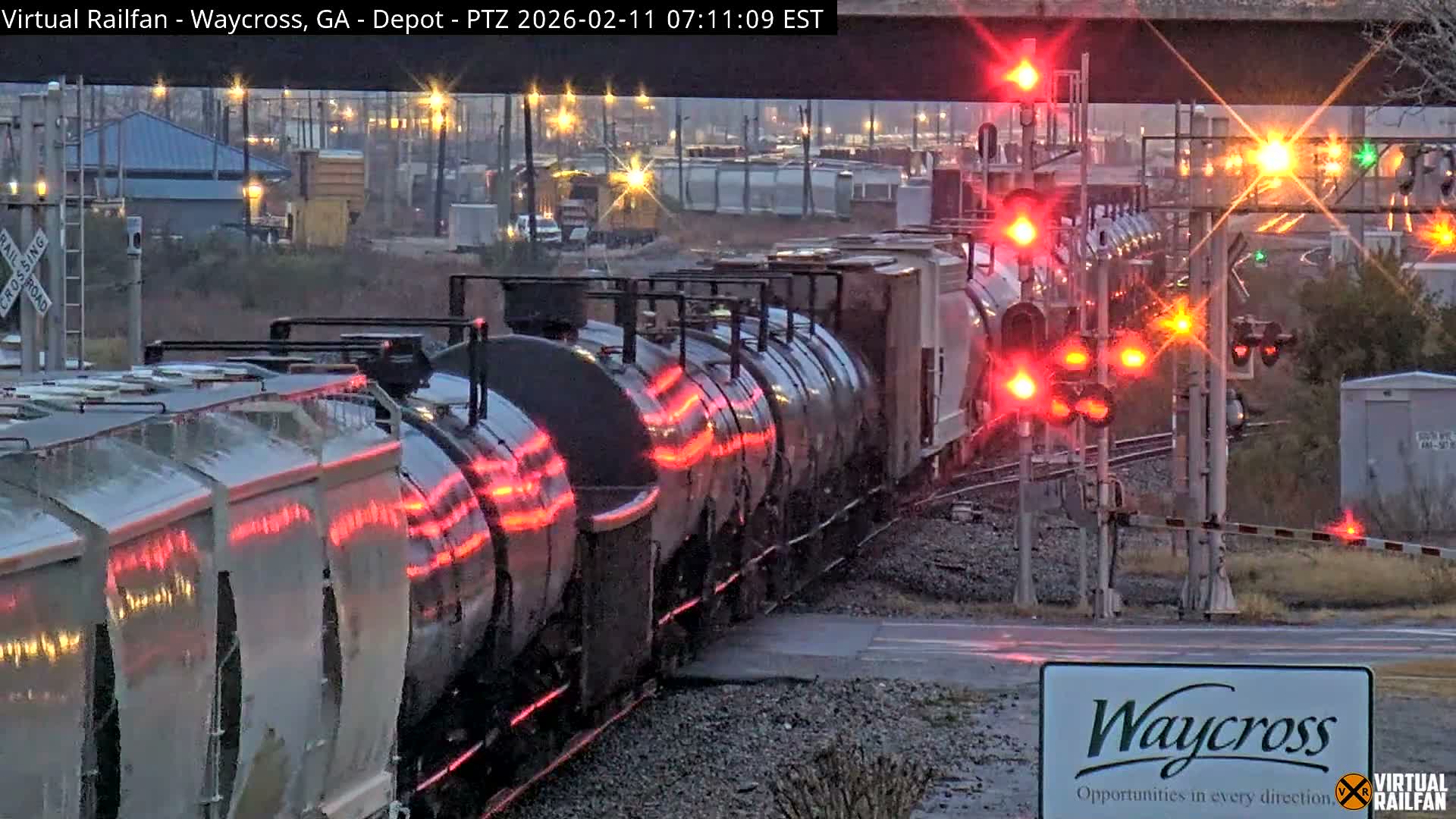 Waycross Railway Depot Live Cam - Waycross, Ware, Georgia, USA - Live ...