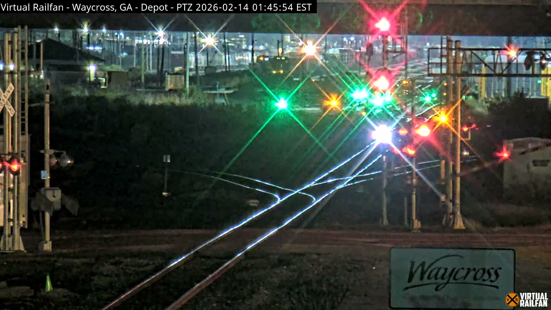 Waycross Railway Depot Live Cam - Waycross, Ware, Georgia, USA - Live ...