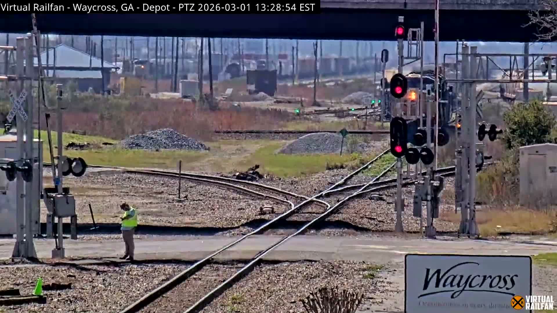 Waycross Railway Depot Live Cam - Waycross, Ware, Georgia, USA - Live ...