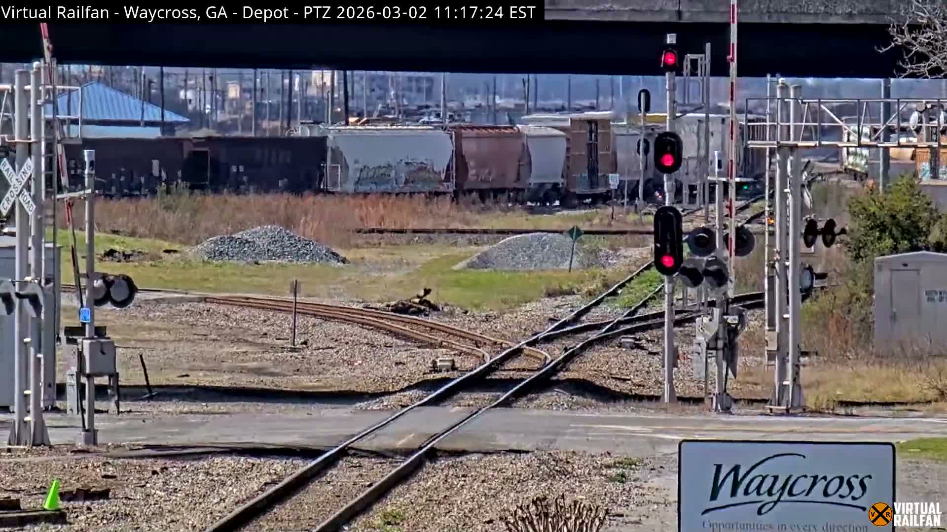 Waycross Railway Depot Live Cam - Waycross, Ware, Georgia, USA - Live ...