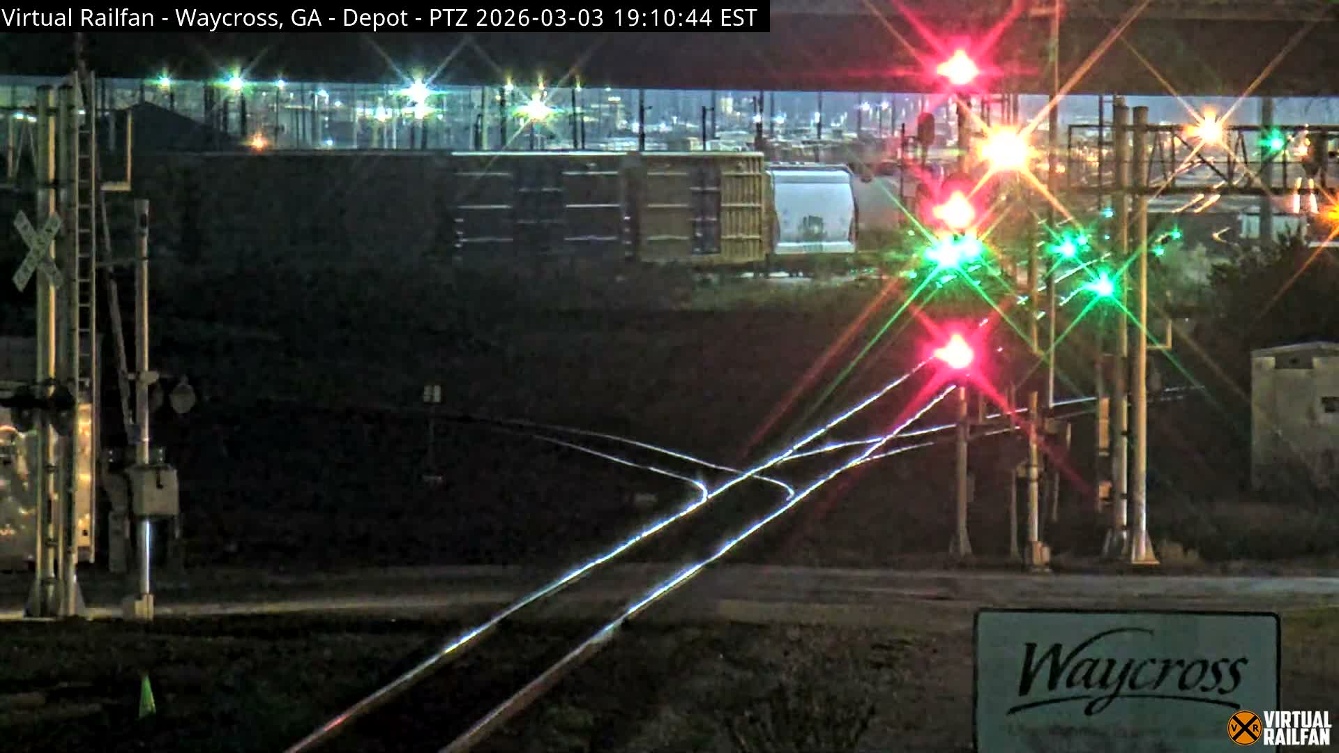 Waycross Railway Depot Live Cam - Waycross, Ware, Georgia, USA - Live ...