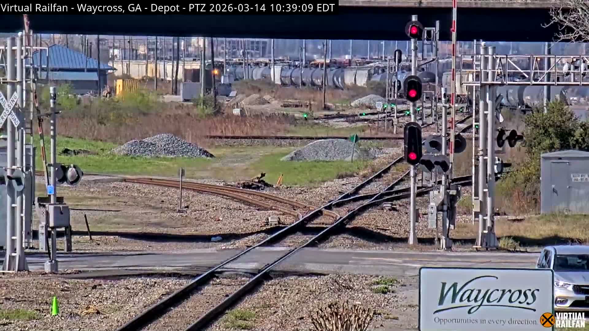 Waycross Railway Depot Live Cam - Waycross, Ware, Georgia, USA - Live ...