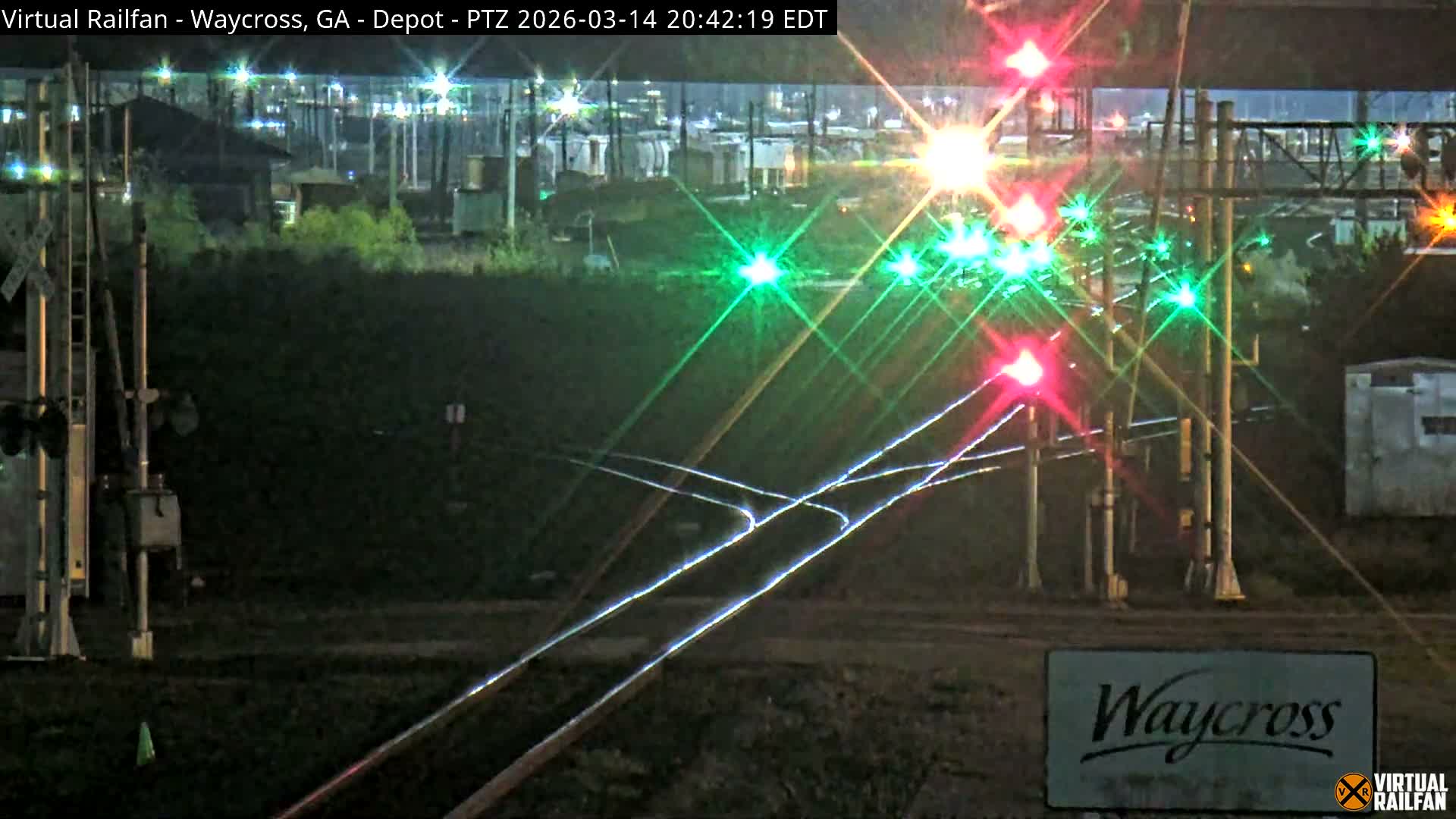 Waycross Railway Depot Live Cam - Waycross, Ware, Georgia, USA - Live ...
