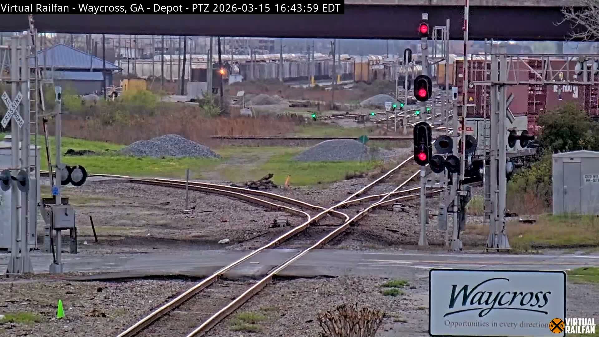 Waycross Railway Depot Live Cam - Waycross, Ware, Georgia, USA - Live ...