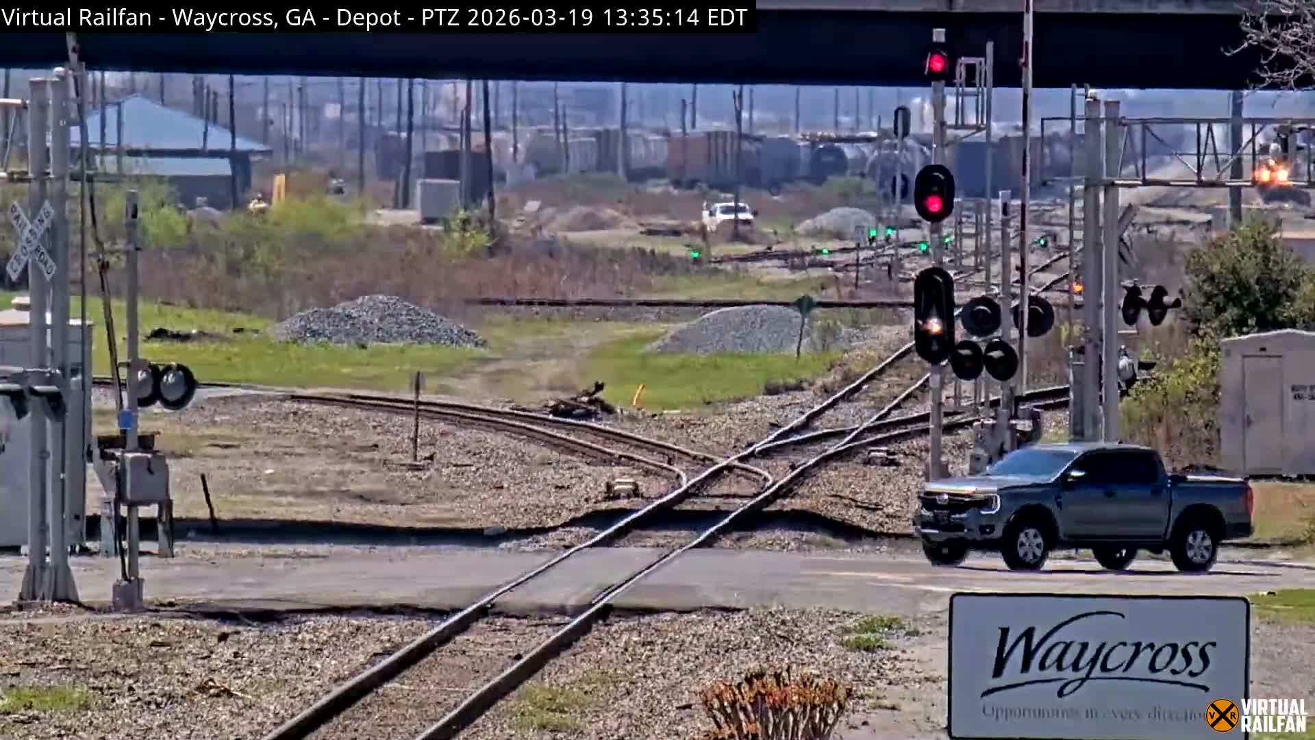 Waycross Railway Depot Live Cam - Waycross, Ware, Georgia, USA - Live ...
