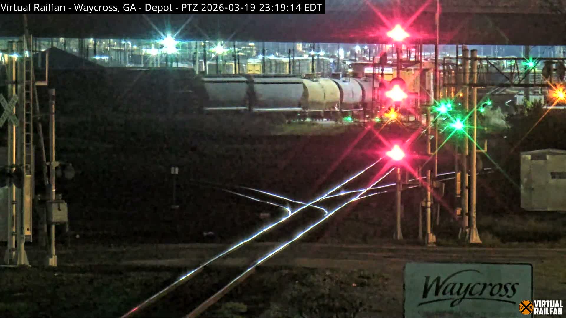 Waycross Railway Depot Live Cam - Waycross, Ware, Georgia, USA - Live ...