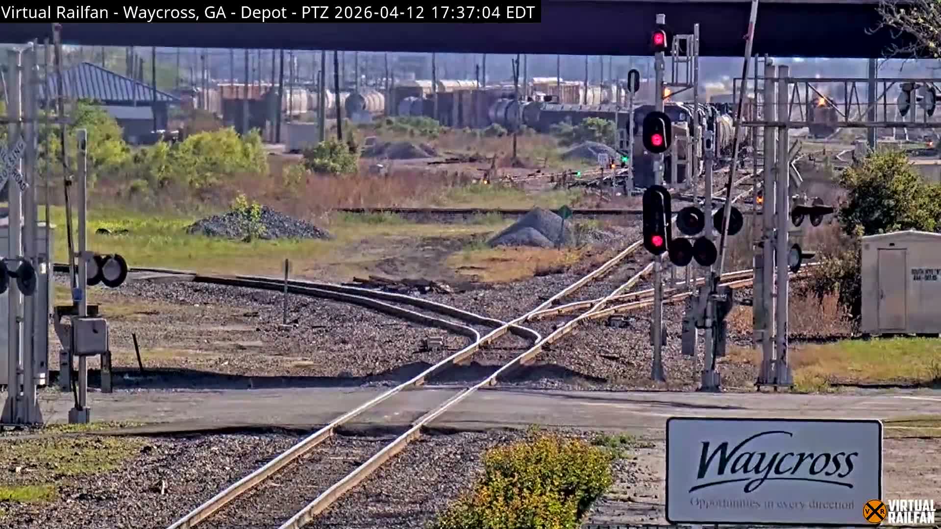 Waycross Railway Depot Live Cam - Waycross, Ware, Georgia, USA - Live ...