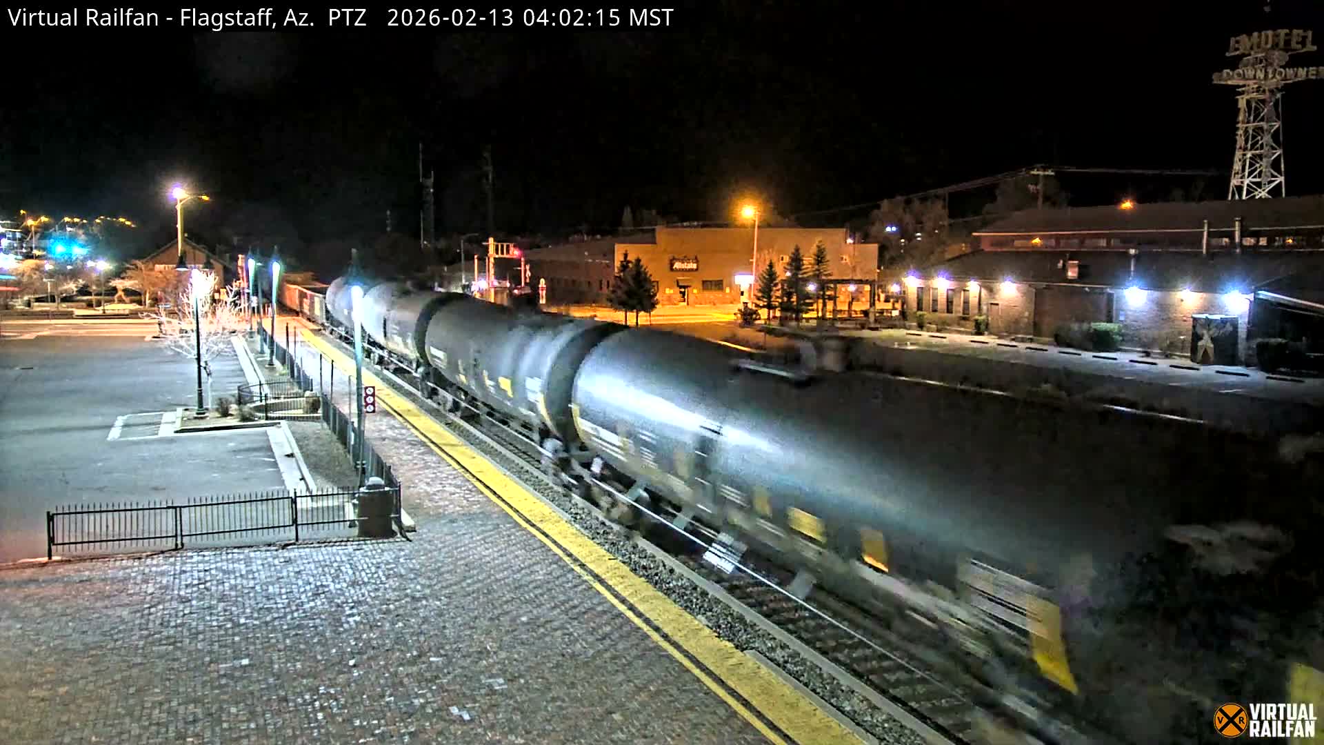Flagstaff Amtrak Railroad Live Cam - Flagstaff, Coconino, Arizona, USA ...