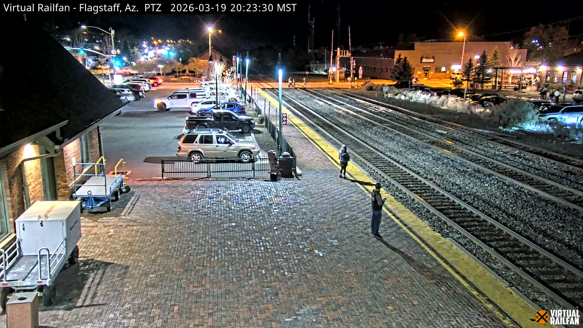 Flagstaff Amtrak Railroad Live Cam - Flagstaff, Coconino, Arizona, USA ...