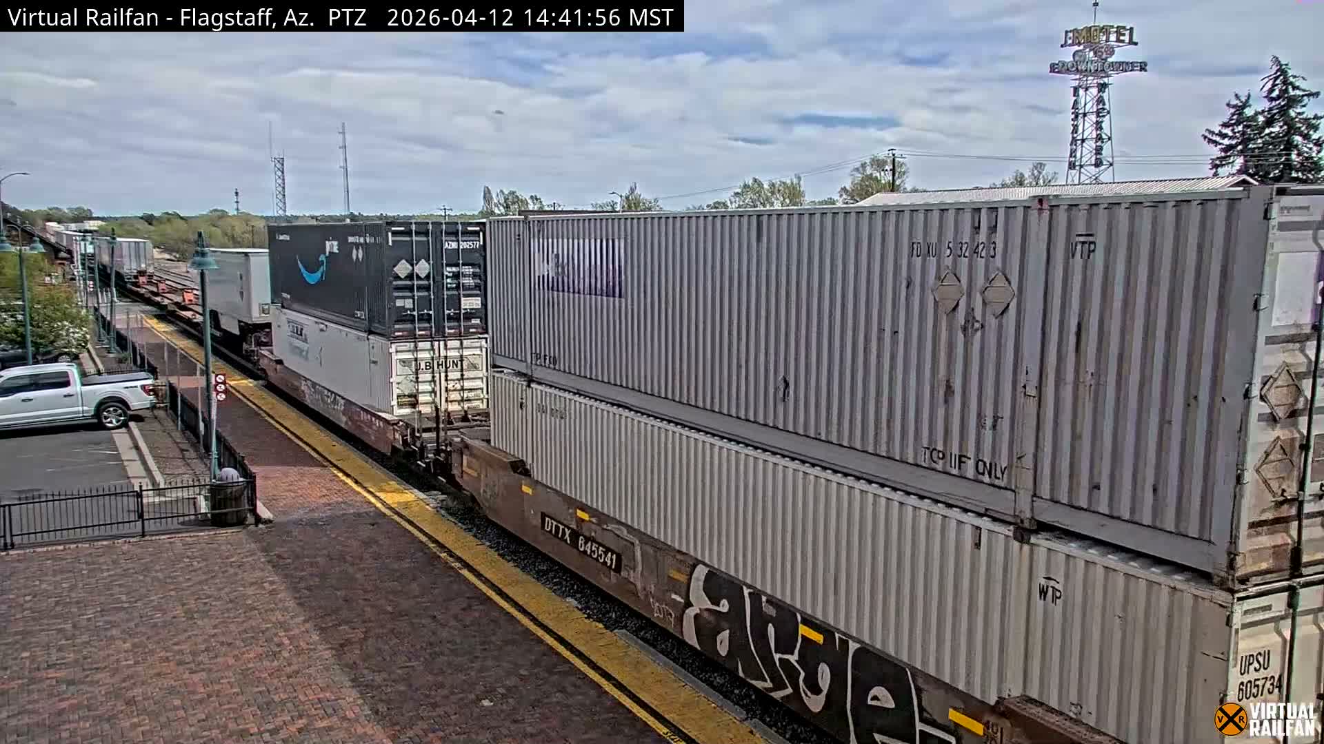 Flagstaff Amtrak Railroad Live Cam - Flagstaff, Coconino, Arizona, USA ...