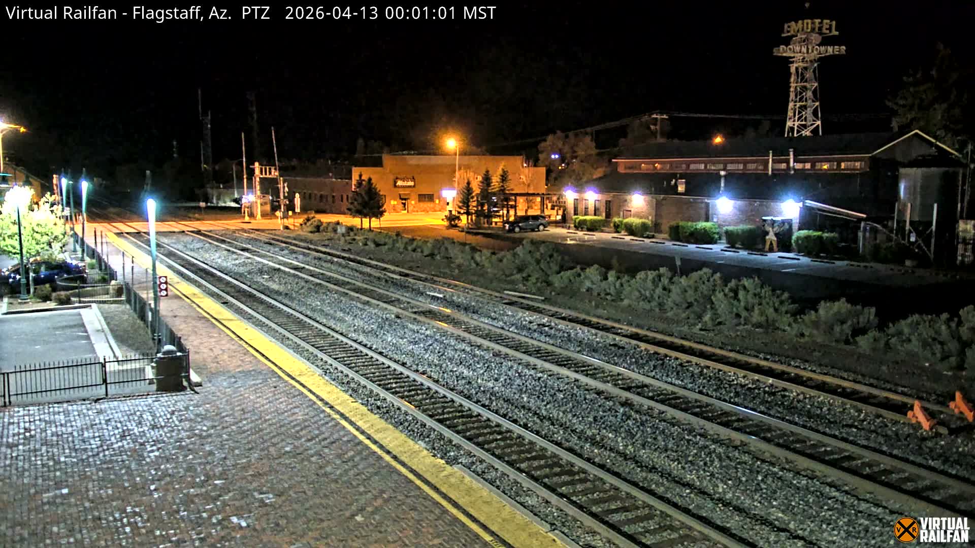 Flagstaff Amtrak Railroad Live Cam - Flagstaff, Coconino, Arizona, USA ...
