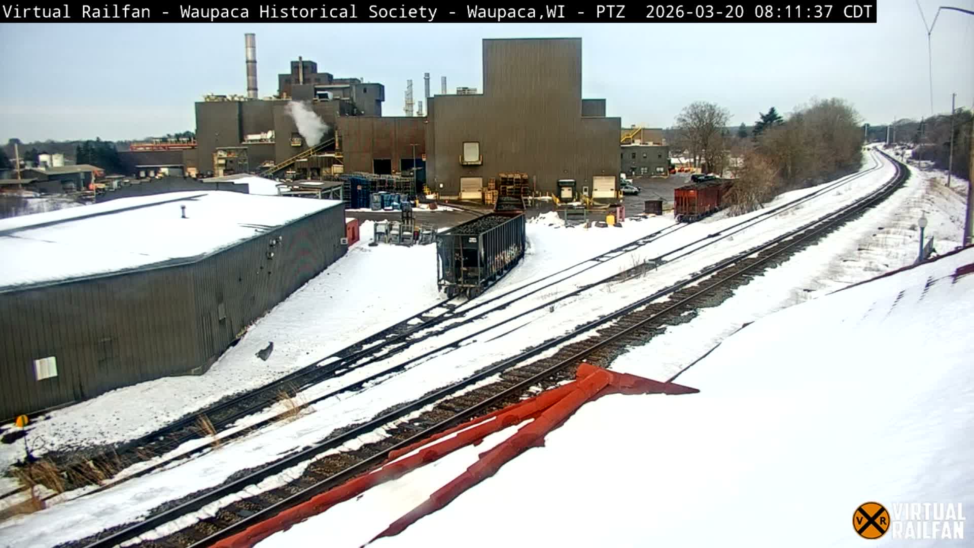 Waupaca City & Waupaca Train Station Live Cam - Waupaca, Waupaca County ...