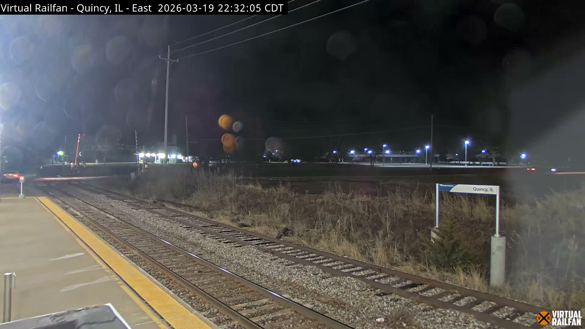 Quincy Amtrak Station & Railroad Crossing Live Cam - Quincy, Adams ...