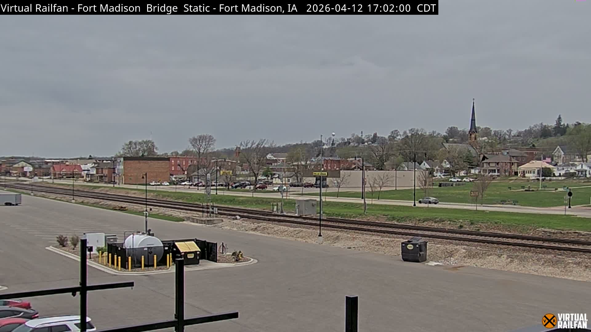 Fort Madison Railroad Crossing Live Cam - Fort Madison, Lee, Iowa, USA ...