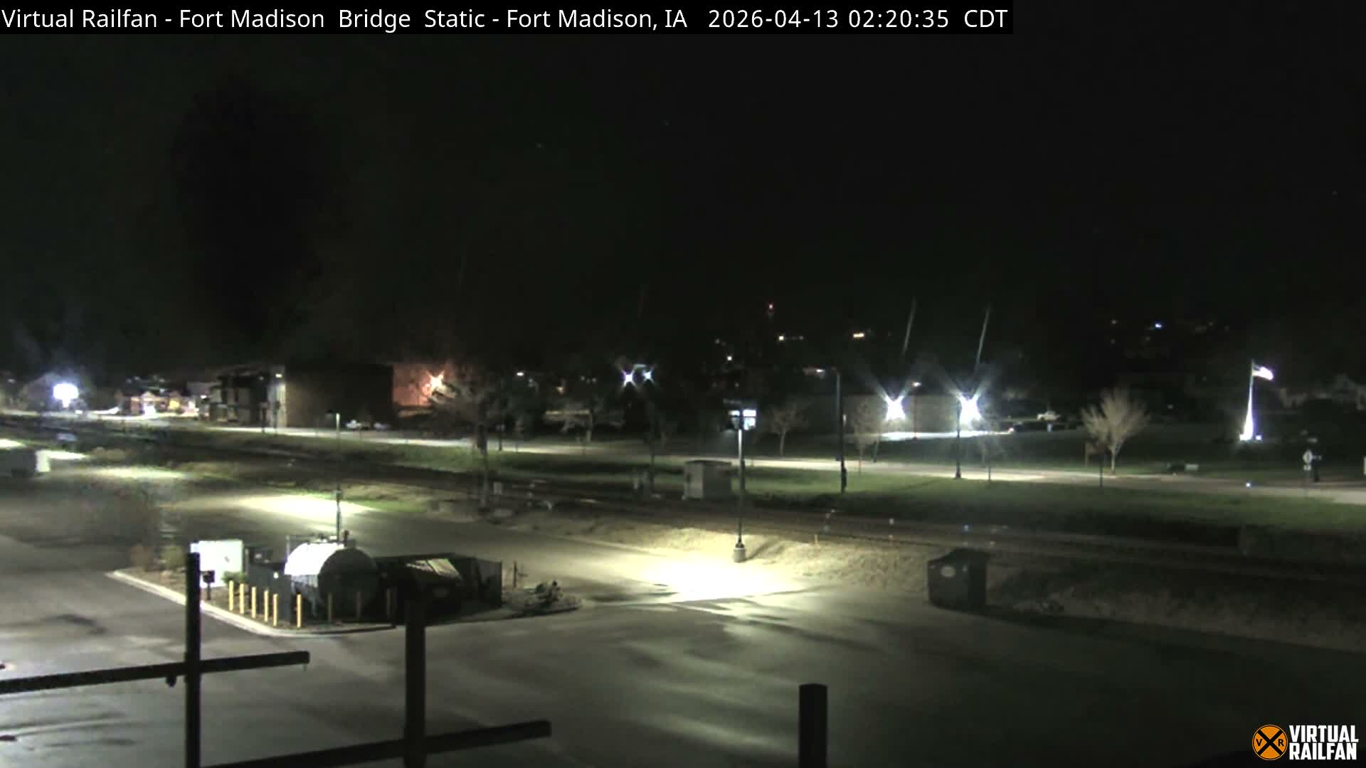 Fort Madison Railroad Crossing Live Cam - Fort Madison, Lee, Iowa, USA ...