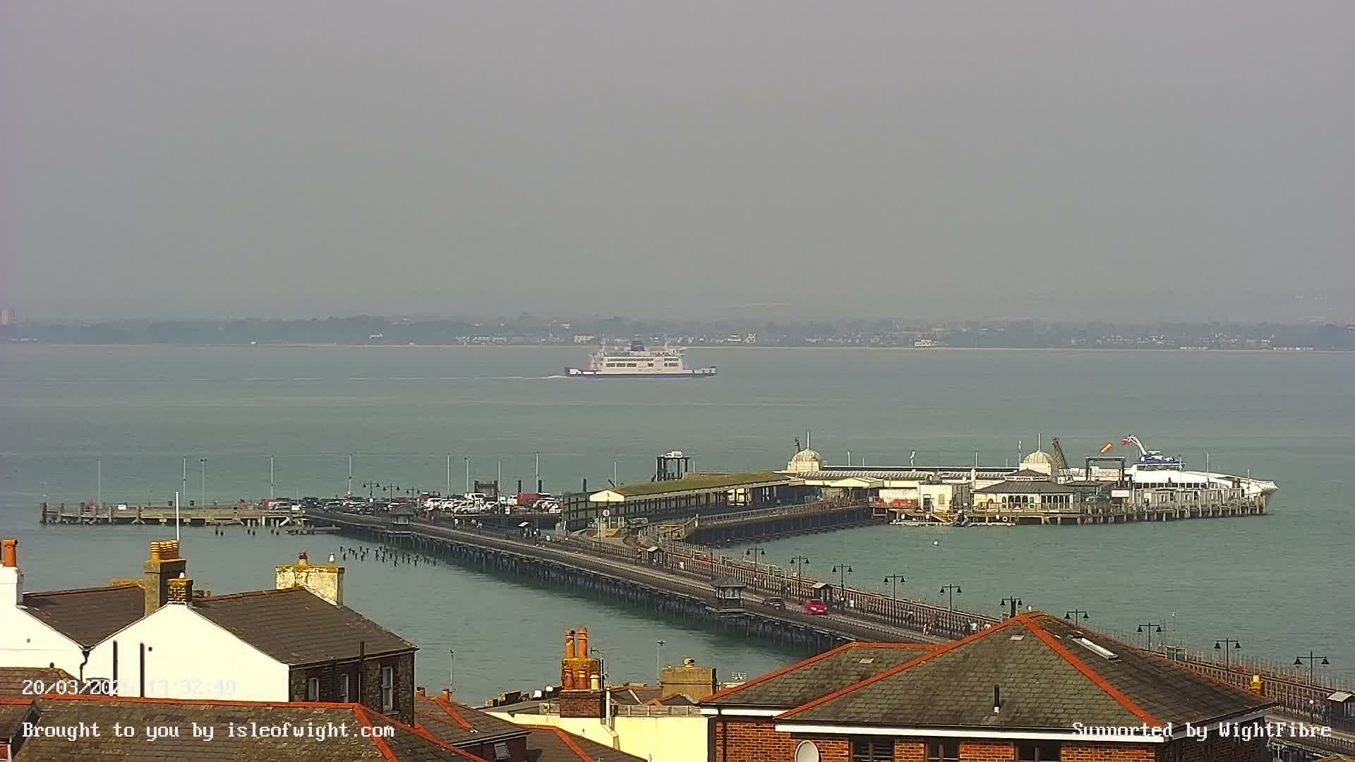 Ryde Pier & Island Line Railway Skyline Live Cam -Isle Of Wight, South ...