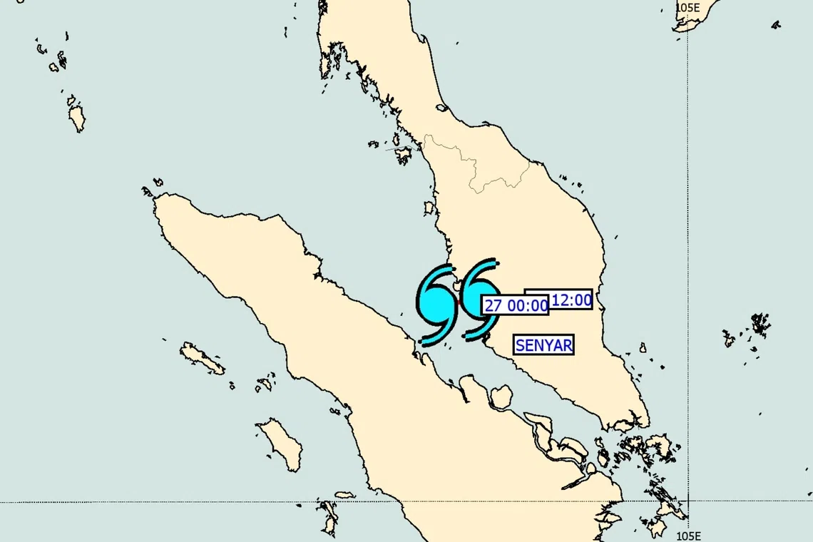 Tropical Storm Senyar Approaches Strait of Malacca: MetMalaysia Issues ...